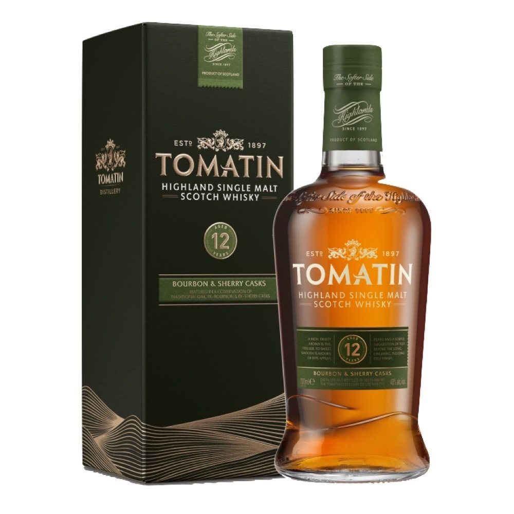Tomatin - 12 Years Old, Bourbon and Sherry Casks, Highland Single Malt ...